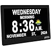 Amazon.com: SSYA Dementia Clock for Seniors, Digital Clock with Date ...