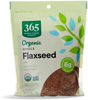Amazon.com: 365 by Whole Foods Market, Flaxseed Whole Organic, 16 Ounce ...