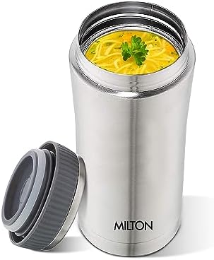 Milton Optima 350 Thermosteel Hot and Cold Flask, 350 ml, Silver ...