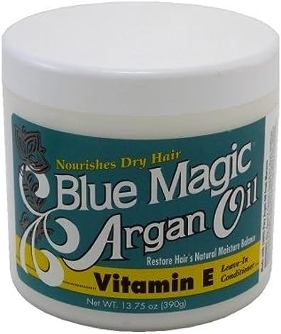 Amazon.com : Blue Magic Argan Oil & Vitamin-E Leave-In Conditioner 13. ...