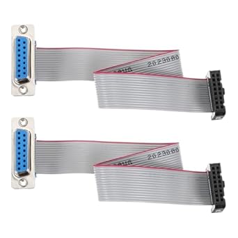 Amazon.com: uxcell IDC Wire Flat Ribbon Cable DB15 Female to FC-16 ...