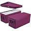 UENTIP CD Storage Boxes - Pack of 2 CD Case Storage- 13.2" x 5.9" x 5.3 ...