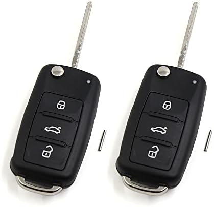 Amazon.com: X AUTOHAUX 2pcs Replacement Flip Folding Keyless Entry ...