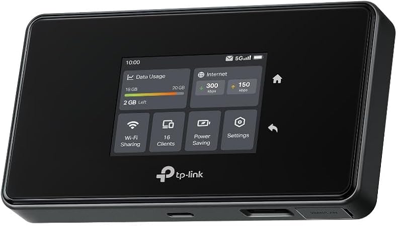 Amazon.com: TP-Link 5G Mobile Hotspot M8550 | Tri-Band AXE3600 Wi-Fi 6E ...