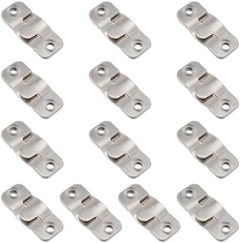 YUENPUN 20 PCS Flush Concealed Mount Bracket, Interlocking Picture ...