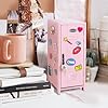 Amazon.com: YOBRO Mini Iron Lockers, Girl Talk Locker with Lock,Small ...