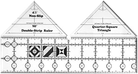 Amazon.com: Half Square Acrylic Triangle Ruler, HST- 6.5x6.5 Inches ...