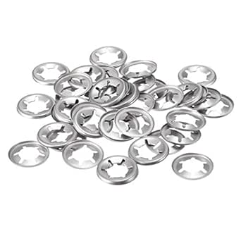 uxcell M8 Starlock Washer 7.4mm I.D. 15mm O.D. Internal Tooth Lock ...