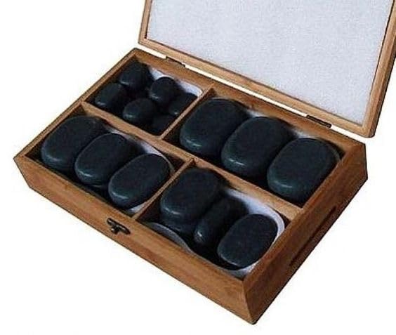Morwen Hot Stone Massage Kit with 36 Pieces Set For Professional & Spa ...