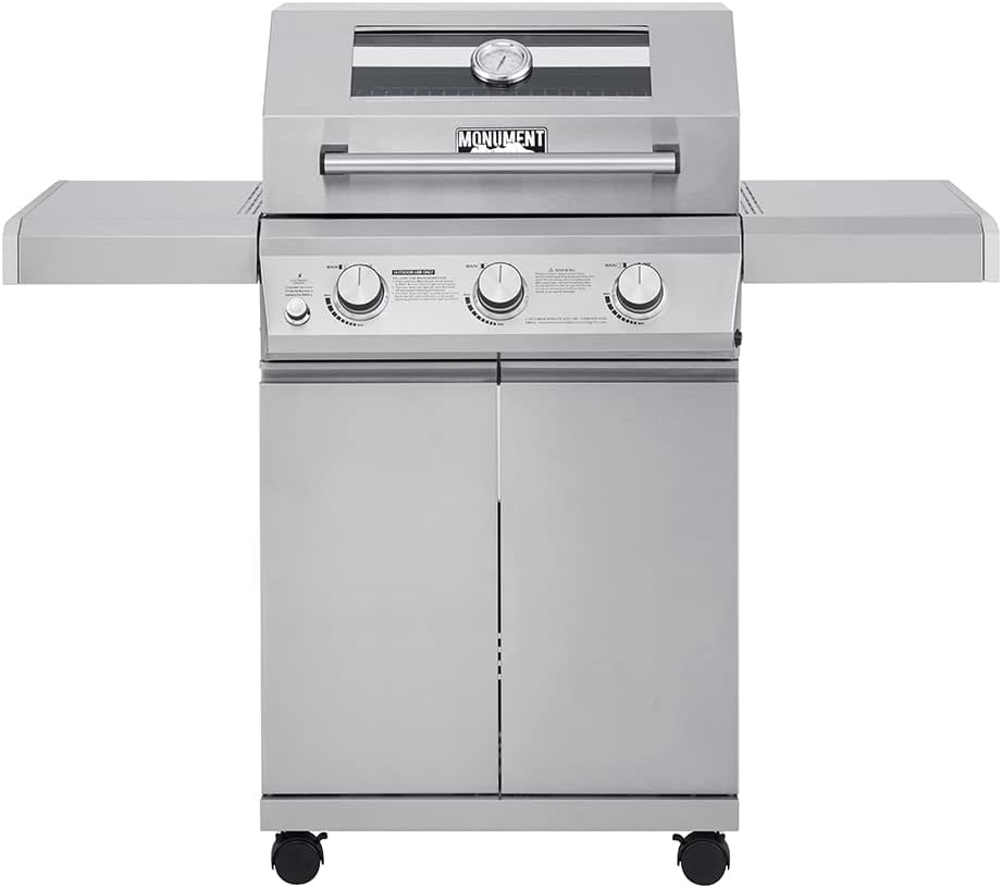 Amazon.com: Victory 3-Burner Propane Gas Grill With Infrared Side ...