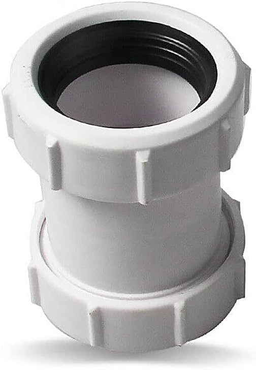 SENRISE - Conector de tubo recto de PVC de 40 mm para tubo de desagüe ...