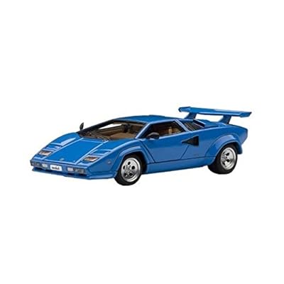 Buy Lamborghini Countach 5000 S Blue 143 by Autoart 54534 Opening hood ...