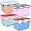 Amazon.com - Dandat 16 Pcs Plastic Cubby Bins Bulk for Classroom ...