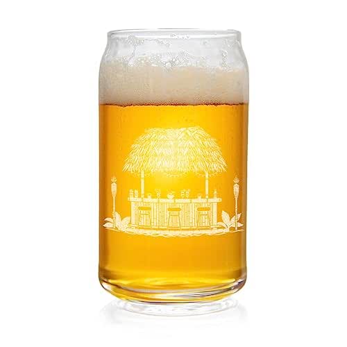 Amazon.com: Tiki Bar Glasses Beer Can Glasses : Handmade Products