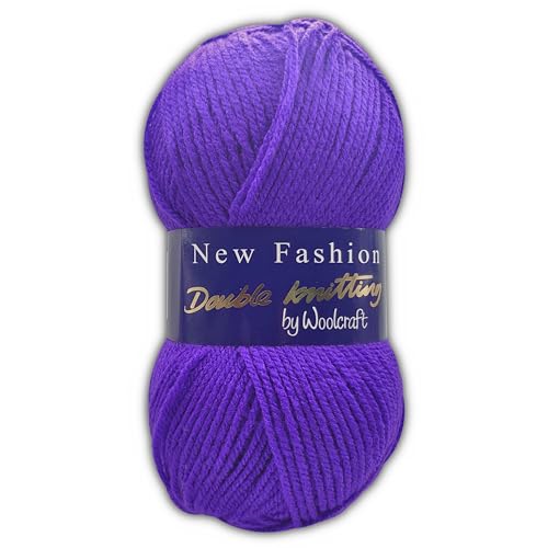 2 Pack of Purple 723-100g Double Knit Wool for Knitting and Crochet by ...