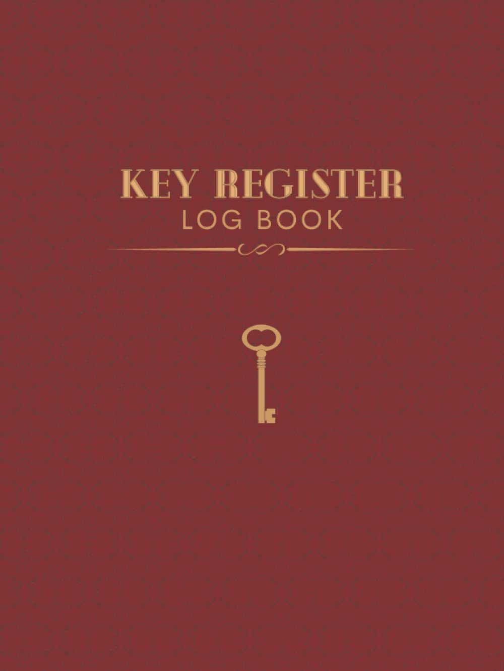 Key Register Log Book: Key Control Log Book For Key Check Out Security ...