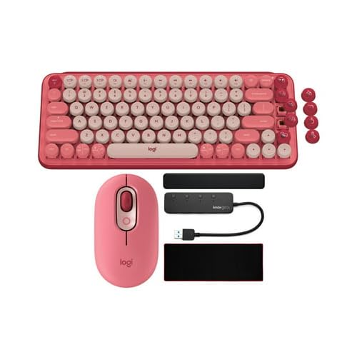 Amazon.in: Buy Logitech POP Keys Wireless Mechanical Keyboard With ...
