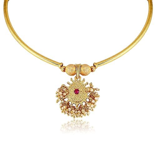 Buy Traditional Tanmani Maharashtrian chinchpeti moti necklace Pearl ...