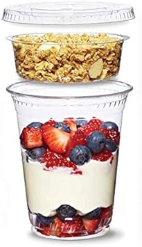 Amazon.com: Yasirona Shop-Tek 16-Oz (20 Counts) Clear Plastic Cup with ...