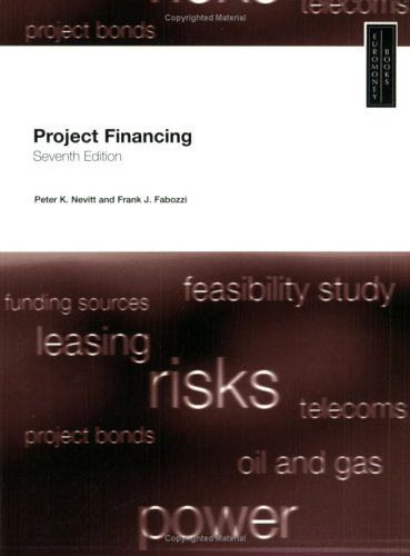 Amazon.com: Project Financing : 7th edition: 9781855647916: Peter K ...