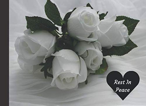 Rest In Peace: Funeral Guest Book Condolence Remembrance Memorial ...