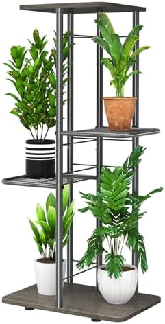 Amazon.com : Simple Trending Plant Stand Shelf Indoor Outdoor ...