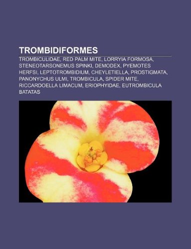 Amazon.co.jp: Trombidiformes: Trombiculidae, Red Palm Mite, Lorryia ...