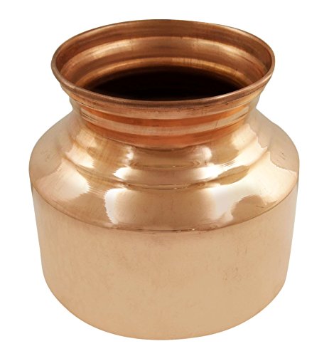 Indian Traditional Copper Kalash Pooja Prayer Pot Pure Item Hindu Arti ...