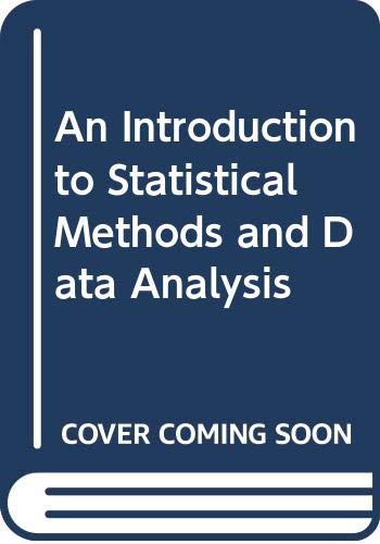 Buy An Introduction to Statistical Methods and Data Analysis Book ...