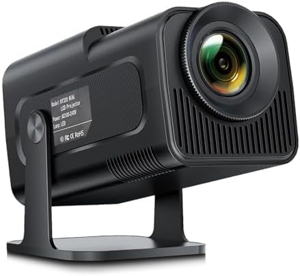Amazon.com: Mini Portable Projector 4K with WiFi and Bluetooth, Native ...