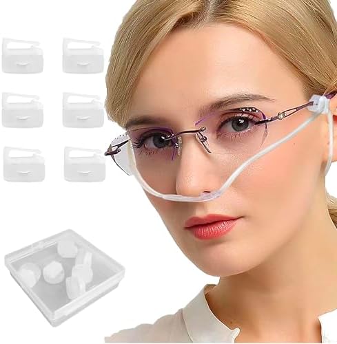 Amazon.com: Oxygen Tube Holder for Glasses，Oxygen Nasal Cannula Clips ...