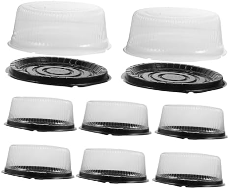 Amazon.com: TIDTALEO 10pcs Cake Box Cake Dome Container Dessert Carrier ...