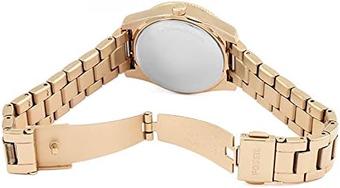 Amazon.com: Fossil Women's Scarlette Mini Quartz Stainless Steel Three ...