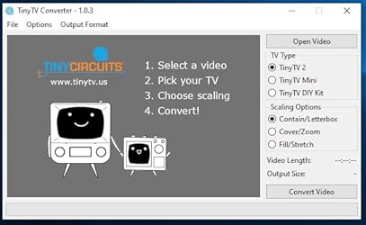 Amazon.com: TinyTV 2 - Portable Retro Television with Working Rotary ...
