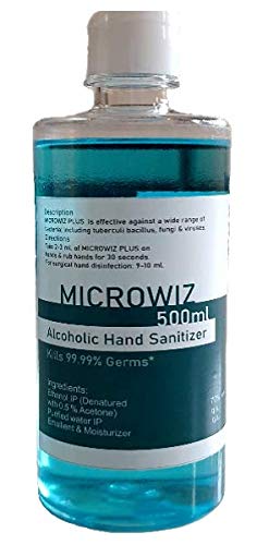 SURF CLEAN Microwiz Waterless Hand Sanitizer Germ Kill 500 ml Fda ...