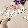 Amazon.com: 20pcs Love Wood DIY Crafts Cutouts Wooden Love Heart Shaped ...