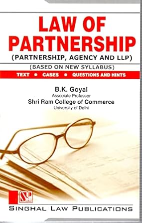 Buy LAW OF PARTNERSHIP( Partnership, Agency and LLP ) Book Online at ...
