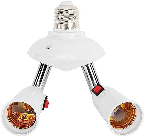 to Splitter 2 in in 1/4 in 1/5 in 1 360 Degree LED Bulbs Adjustable ...