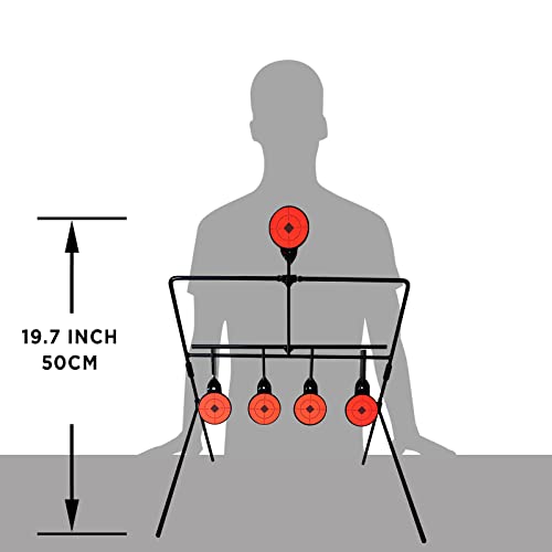 Snapklik.com : Atflbox Resetting Metal Large Size And 2.5 Shooting Target