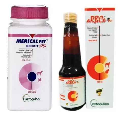 SAVSUBH Merical Briskit Calcium and Phosphorus Dog Supplement 60 ...