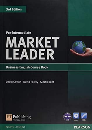 Amazon.com: Market Leader 3rd Edition Pre-Intermediate Coursebook & DVD ...