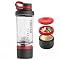Amazon.com: 21oz Protein Shaker Bottle with Powder Storage Container ...