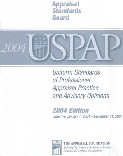 Appraisal Standards Board, Uniform Standards of Professional Appraisal ...