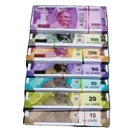 Dummy Currency 350 Note for Kids 50 Units Each Denomination All New 10 ...