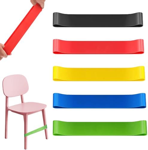 TRKETK 5 Pieces Stretchy Chair Band for Kids, Colorful Chair Fidget ...