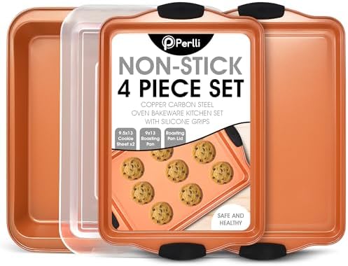 Amazon.com: Copper Chef Nonstick Oven Bakeware, 12-Piece Set, Copper ...