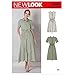 New Look Sewing Pattern N6651 Misses' Button Front Dress with Elastic ...