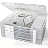 Amazon.com: Acrux7 6 Pack Plastic File Storage Cases, Thin Transparent ...