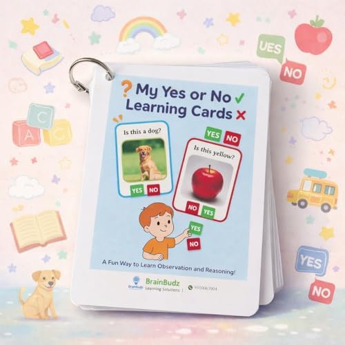 My Yes or No Learning Cards for Kids (Age 2–7 Years) | YES & NO Visual ...