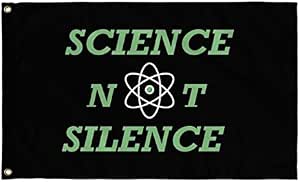 Amazon.com : Science Not Silence Protest Flag : Patio, Lawn & Garden